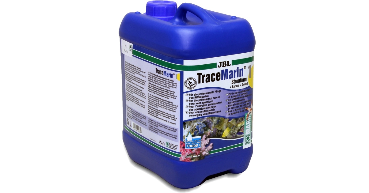 JBL TraceMarin 1 - 5L complément en strontium pour les aquariums d'eau de mer - Traitements de l ...
